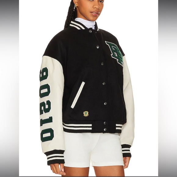 Beverly Hills x Revolve | Jackets & Coats | Beverly Hills X Revolve Varsity Bomber Jacket | Poshmark